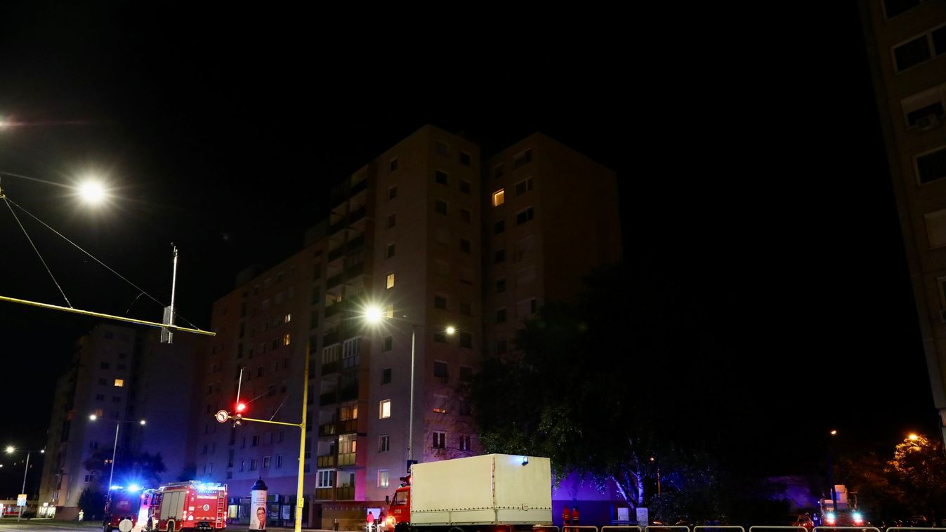 Füst okozott riadalmat Győrben a Szigethy Attila úton