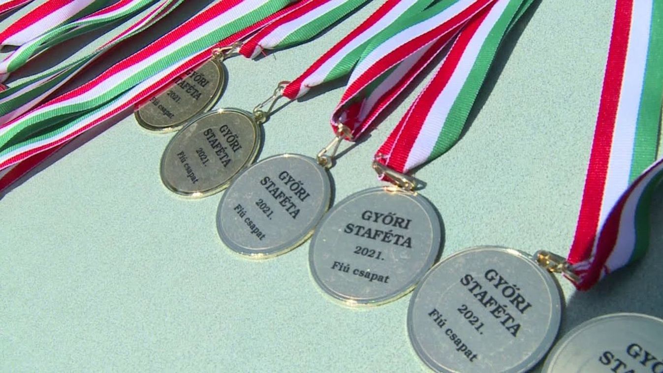 Győri Staféta középiskolások részvételével