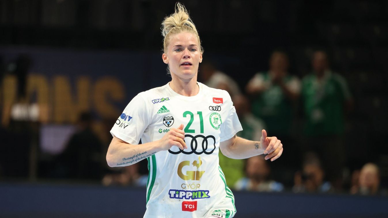 Már a 31. hétben jár Veronica Kristiansen, az Audi ETO játékosa ...