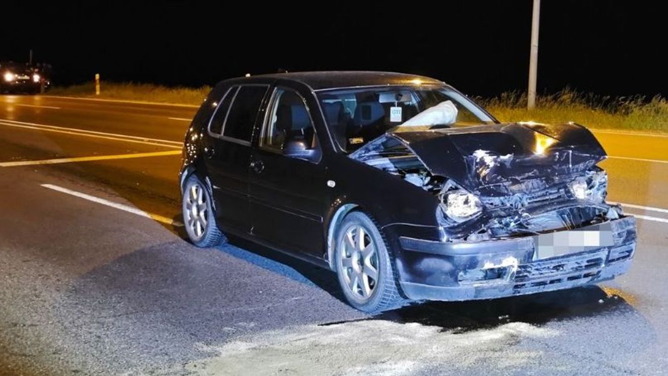 Baleset Szombathely határában - A Suzukiba egy Volkswagen csapódott bele