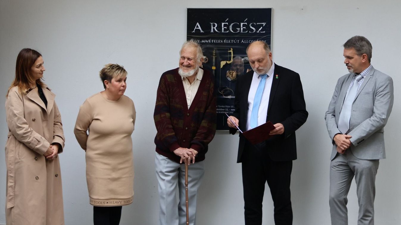 Tomka Péter 85 éves - A legendás régész tiszteletére nyílt kiállítás ...