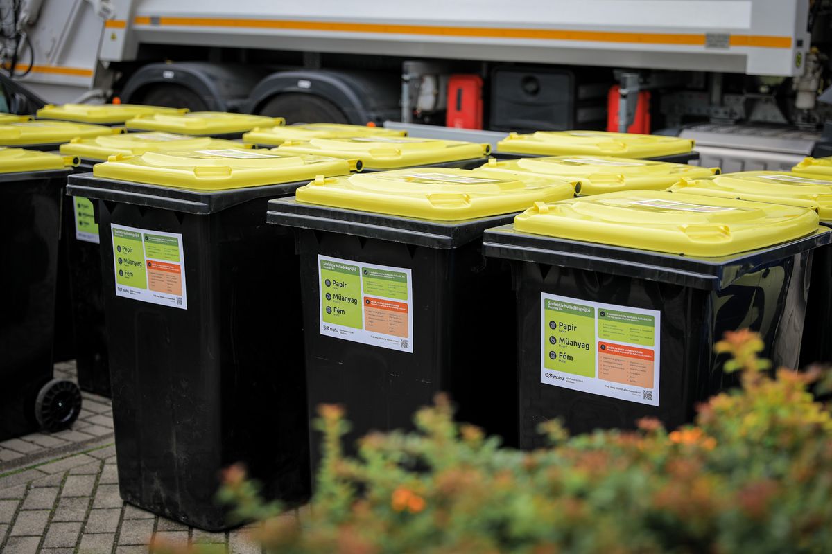 Hulladékgazdálkodás új szolgáltatása a sárga tetejű kuka