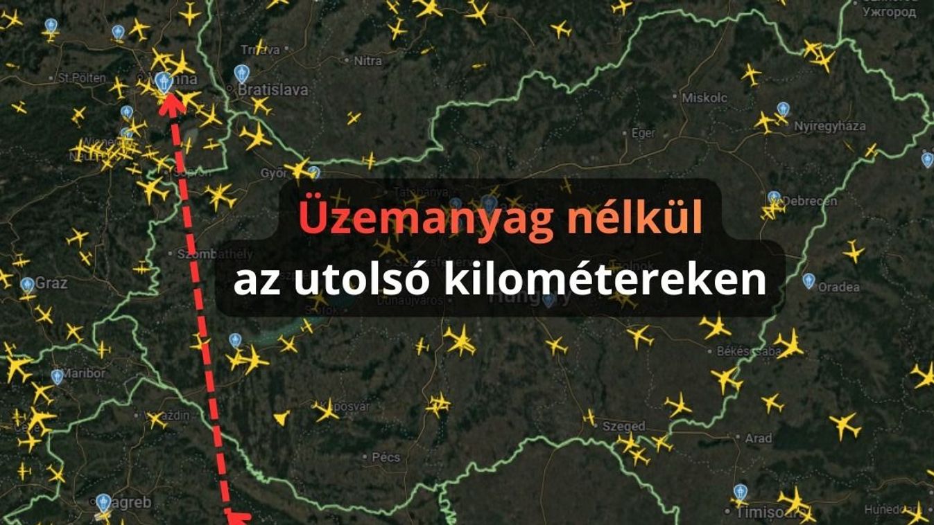 A kerozin kifogyott, alig sikerült biztonságban földet érnie a gépnek