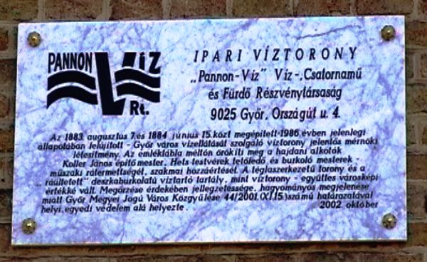 Budai úti víztorony Győrben - 142 éves a toronyóriás - retró videó